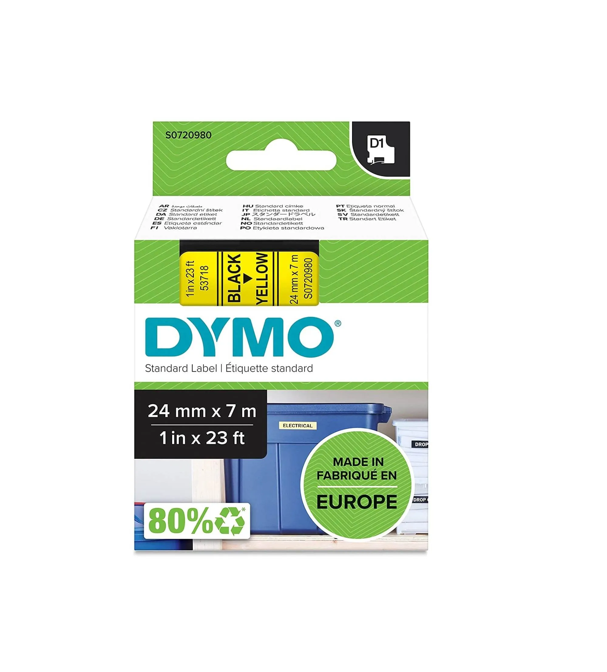 Dymo 11353 Multi Purpose Labels 13 x 25mm – Divine Plus Trading LLC